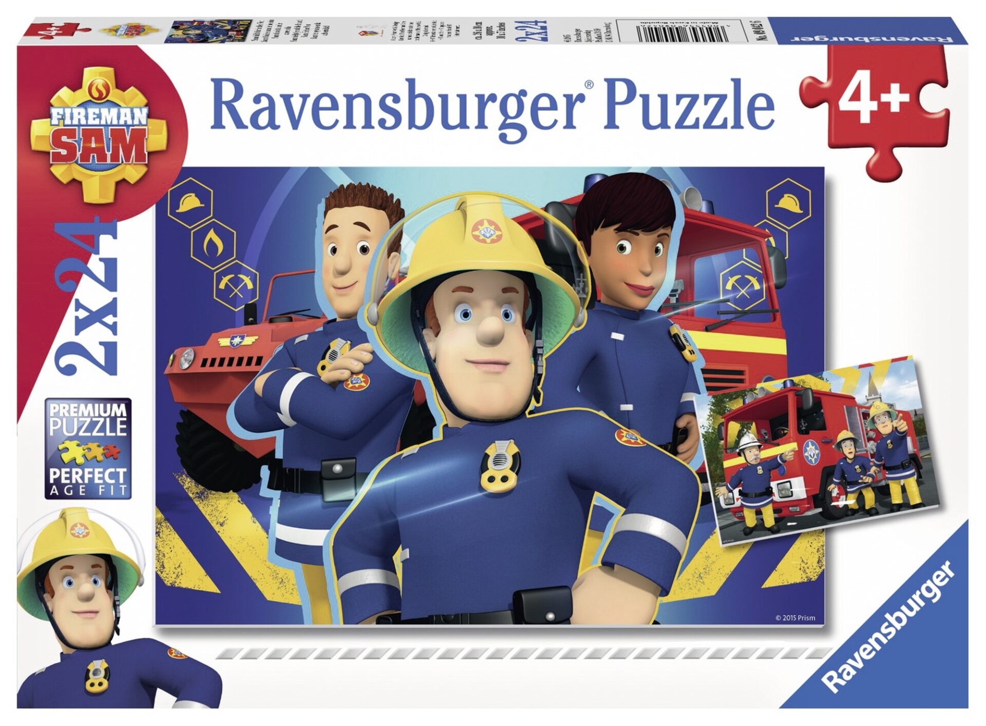 PUZZLE POMPIERUL SAM, 2x24 PIESE - RVSPC09042 | Bord31.ro