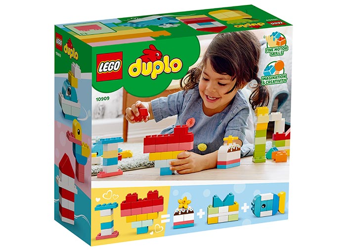 LEGO DUPLO - Cutie pentru creatii distractive 10909, 80 piese | Bord31.ro
