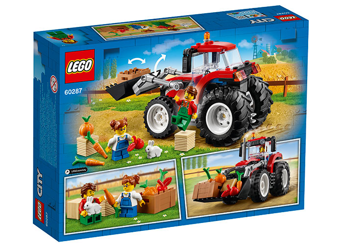 LEGO City - Tractor 60287, 148 piese | Bord31.ro