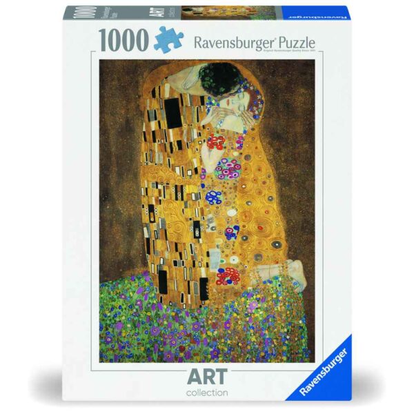 Ravensburger - Puzzle Gustav Klimt sarutul 1000 piese design nou ...